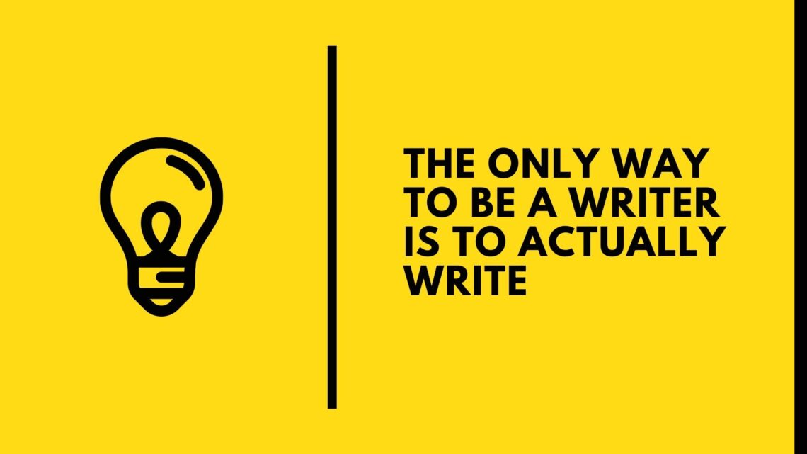 Good Authors Never Waited For The Perfect Time: Start Writing Now!