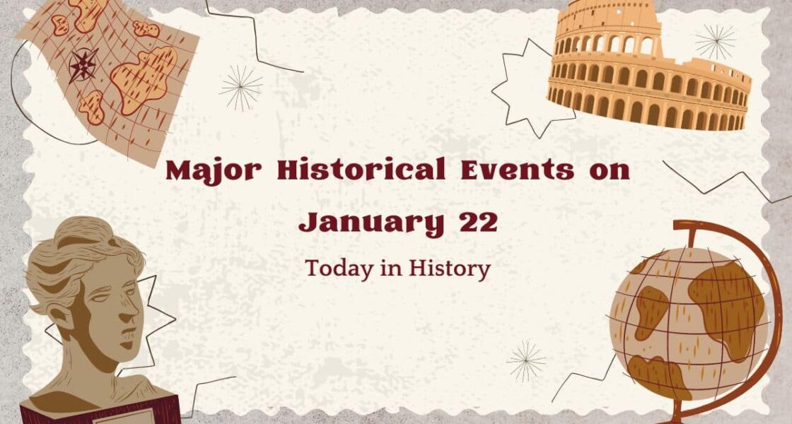 Major Historical Events on January 22 - Today in History - GoBookMart