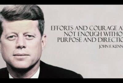 Efforts and courage are not enough without purpose and direction ...