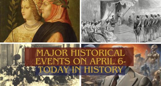 Major Historical Events on April 6- Today in History - GoBookMart