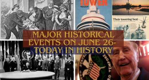 Major Historical Events on June 26- Today in History - GoBookMart