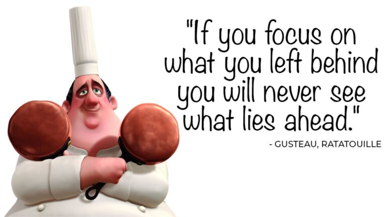 If you focus on what you left behind, you will never be able to see ...