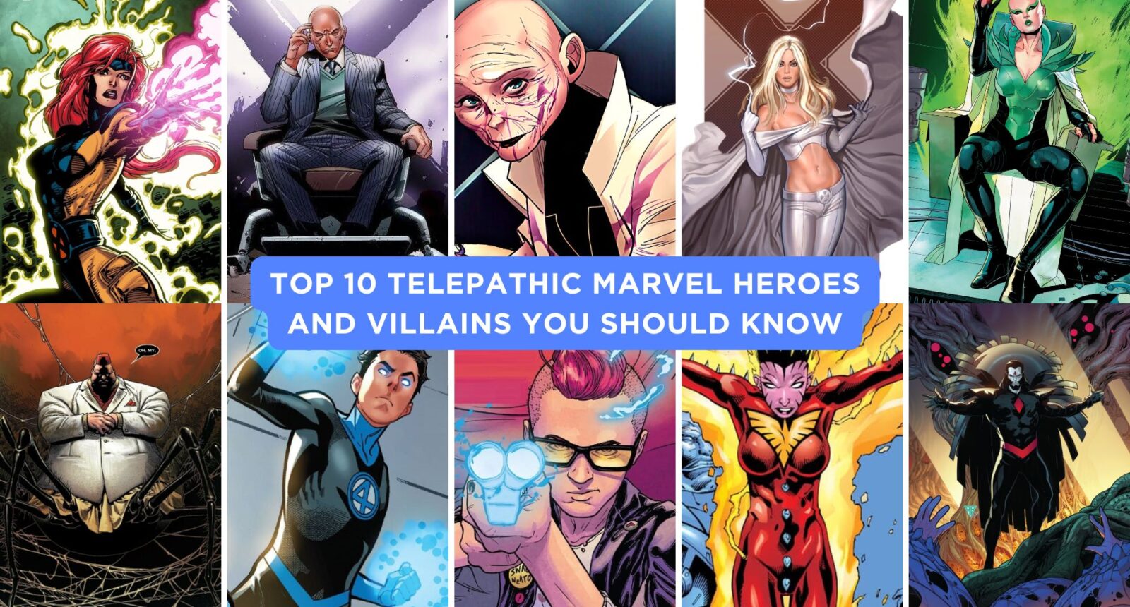 Top 10 Telepathic Marvel Heroes and Villains You Should Know - GoBookMart