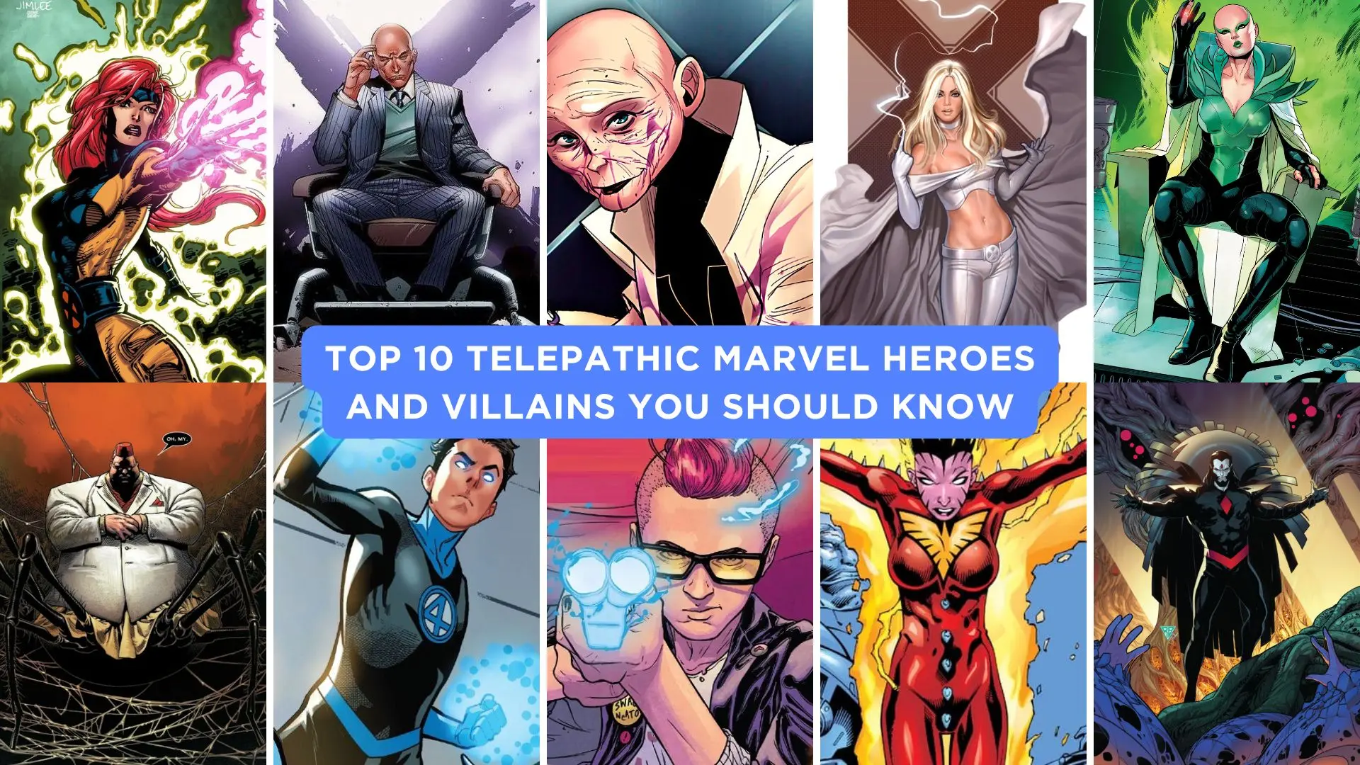 Top 10 Telepathic Marvel Heroes and Villains You Should Know - GoBookMart